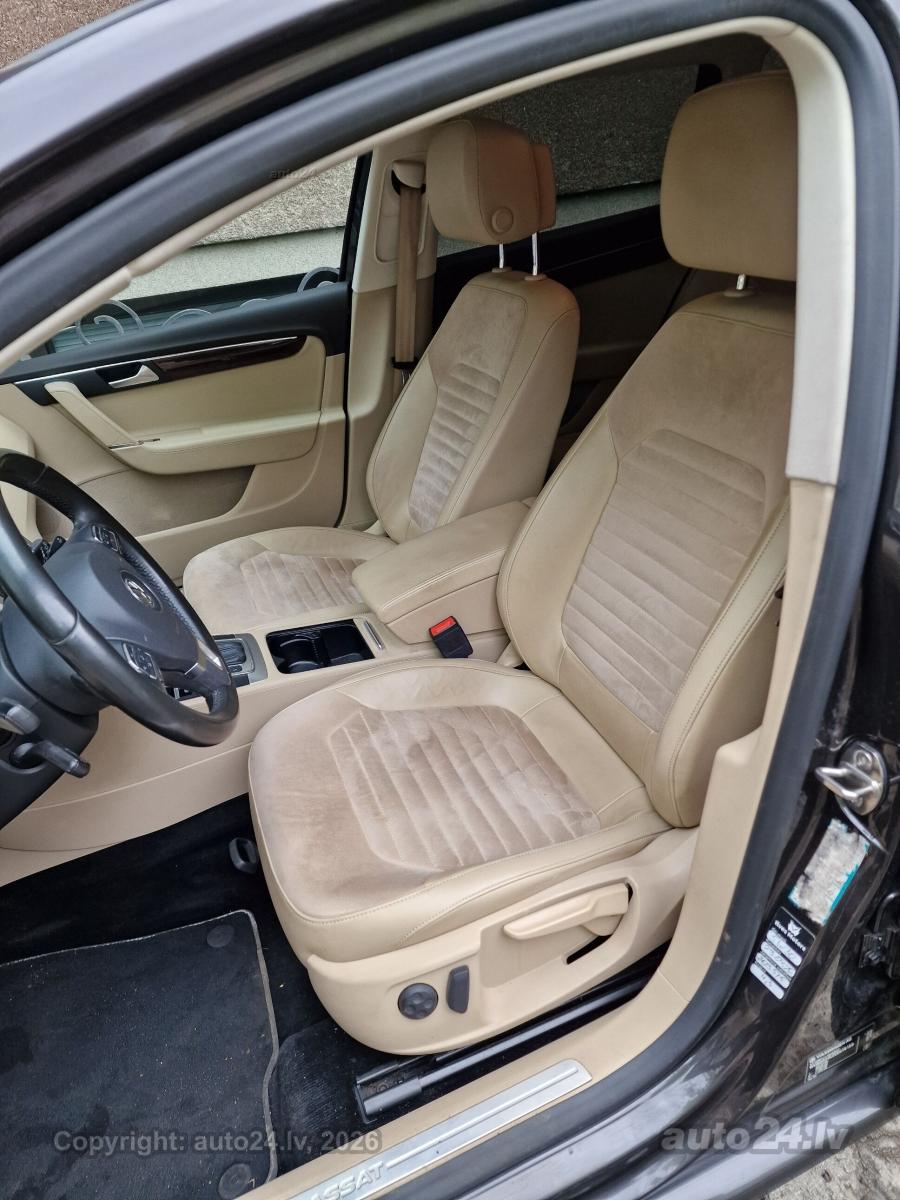 Brown Volkswagen Passat 2011 in Tallinn, with an engine capacity of 2.00 L and mileage of 201 thousand km for 6990 €, photo 14 on AUTOMOTO.COM.LV