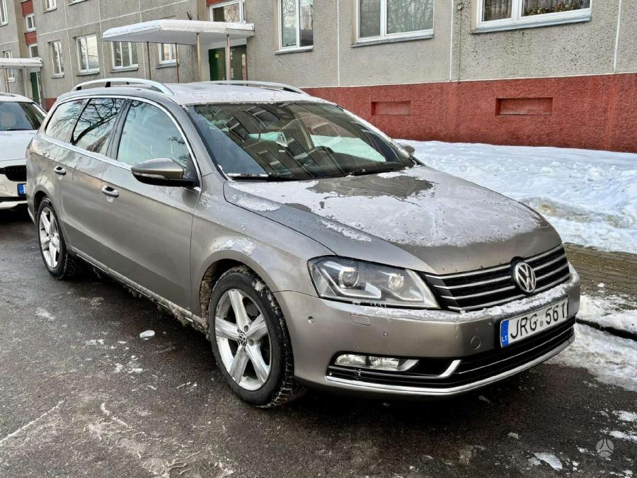 Brown Volkswagen Passat 2013 in Klaipeda, with an engine capacity of 1.97 L and mileage of 482 thousand km for 4000 €, photo 2 on AUTOMOTO.COM.LV