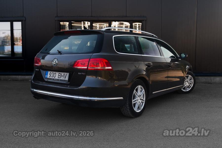 Brown Volkswagen Passat 2013 in Tallinn, with an engine capacity of 2.00 L and mileage of 279 thousand km for 3990 €, photo 5 on AUTOMOTO.COM.LV