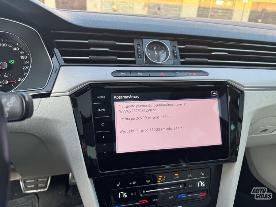 Brūns Volkswagen Passat 2016 Viļņa, ar dzinēja tilpumu 1.60 L un nobraukumu 270 tūkst. km par 11100 €, foto 13 vietnē AUTOMOTO.COM.LV