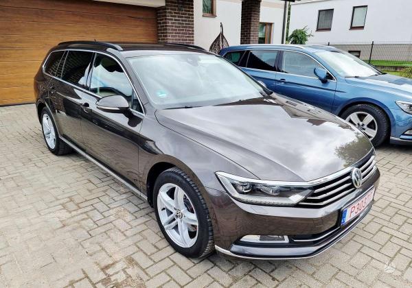 Brūns Volkswagen Passat 2017 Kauņa, ar dzinēja tilpumu 1.97 L un nobraukumu 280 tūkst. km par 9990 €, foto 1 vietnē AUTOMOTO.COM.LV
