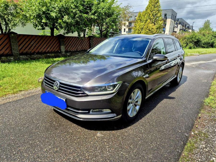 Brūns Volkswagen Passat 2017 Viļņa, ar dzinēja tilpumu 1.97 L un nobraukumu 288 tūkst. km par 8500 €, foto 1 vietnē AUTOMOTO.COM.LV