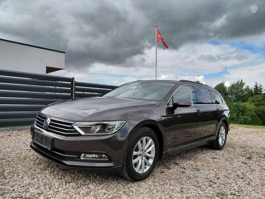 Brown Volkswagen Passat 2017 in Vilkaviskis, with an engine capacity of 1.97 L and mileage of 185 thousand km for 10600 €, photo 4 on AUTOMOTO.COM.LV