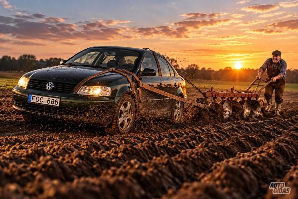 Zaļš Volkswagen Passat 1999 Klaipėda, ar dzinēja tilpumu 1.90 L un nobraukumu 370 tūkst. km par 500 €, foto 1 vietnē AUTOMOTO.COM.LV