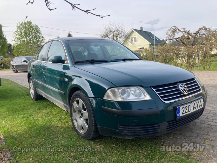Zaļš Volkswagen Passat 2002 Tartu, ar dzinēja tilpumu 1.90 L un nobraukumu 0 tūkst. km par 1500 €, foto 1 vietnē AUTOMOTO.COM.LV