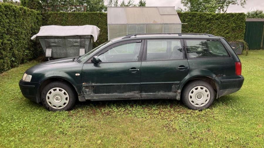 Zaļš Volkswagen Passat 1998 Viļņa, ar dzinēja tilpumu 1.90 L un nobraukumu 494 tūkst. km par 1200 €, foto 3 vietnē AUTOMOTO.COM.LV