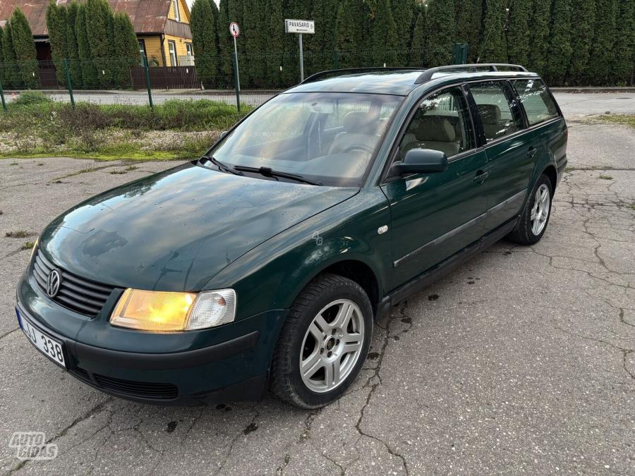 Green Volkswagen Passat 1998 in Joniskis, with an engine capacity of 1.90 L and mileage of 394 thousand km for 950 €, photo 11 on AUTOMOTO.COM.LV