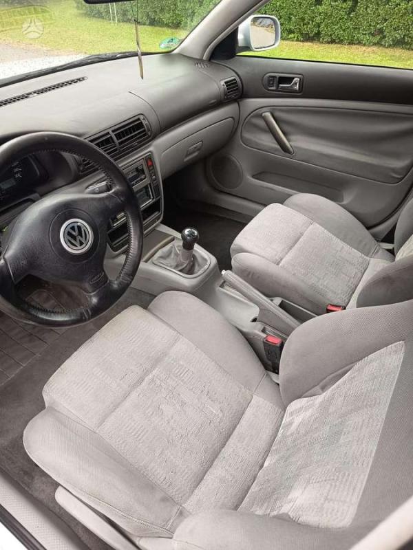 Pelēks Volkswagen Passat 1998 Panevēža, ar dzinēja tilpumu 2.77 L un nobraukumu 445 tūkst. km par 1600 €, foto 9 vietnē AUTOMOTO.COM.LV