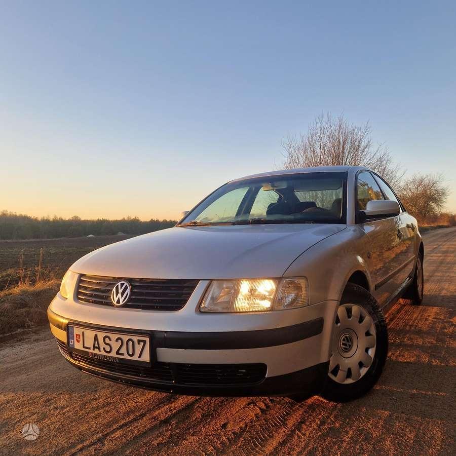 Grey Volkswagen Passat 1999 in Vilnius, with an engine capacity of 1.90 L and mileage of 337 thousand km for 1500 €, photo 10 on AUTOMOTO.COM.LV