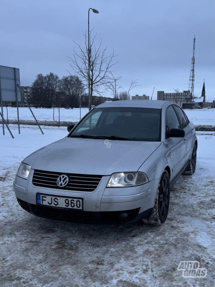 Pelēks Volkswagen Passat 2001 Mažeikiai, ar dzinēja tilpumu 2.00 L un nobraukumu 387 tūkst. km par 1400 €, foto 1 vietnē AUTOMOTO.COM.LV