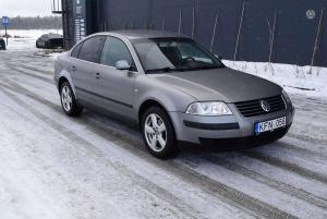 Grey Volkswagen Passat 2001 in Vilnius, with an engine capacity of 1.90 L and mileage of 281 thousand km for 1250 €, photo 3 on AUTOMOTO.COM.LV