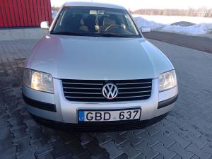 Pelēks Volkswagen Passat 2002 Šauļi, ar dzinēja tilpumu 1.90 L un nobraukumu 301 tūkst. km par 1280 €, foto  vietnē AUTOMOTO.COM.LV