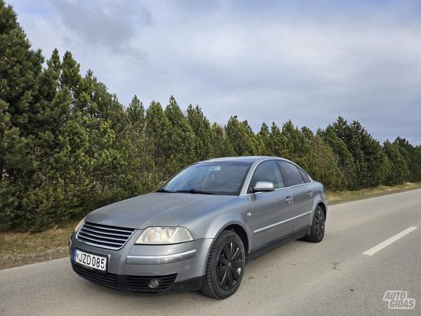 Pelēks Volkswagen Passat 2002 Klaipėda, ar dzinēja tilpumu 1.90 L un nobraukumu 271 tūkst. km par 999 €, foto 1 vietnē AUTOMOTO.COM.LV