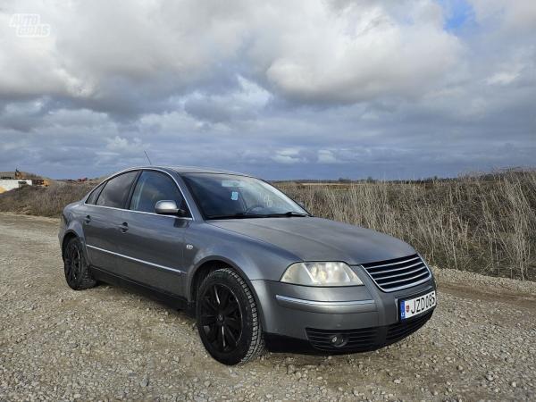 Pelēks Volkswagen Passat 2002 Klaipėda, ar dzinēja tilpumu 1.90 L un nobraukumu 271 tūkst. km par 999 €, foto 2 vietnē AUTOMOTO.COM.LV