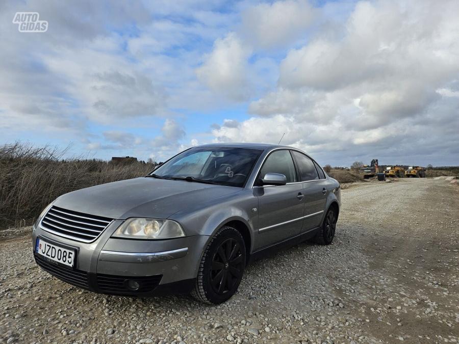 Pelēks Volkswagen Passat 2002 Klaipėda, ar dzinēja tilpumu 1.90 L un nobraukumu 271 tūkst. km par 999 €, foto 4 vietnē AUTOMOTO.COM.LV