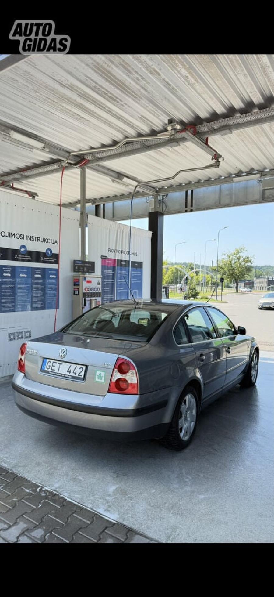 Pelēks Volkswagen Passat 2002 Viļņa, ar dzinēja tilpumu 1.80 L un nobraukumu 388 tūkst. km par 999 €, foto 5 vietnē AUTOMOTO.COM.LV