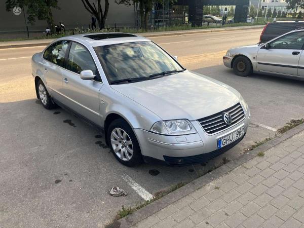 Pelēks Volkswagen Passat 2003 Kauņa, ar dzinēja tilpumu 1.90 L un nobraukumu 470 tūkst. km par 1600 €, foto 3 vietnē AUTOMOTO.COM.LV