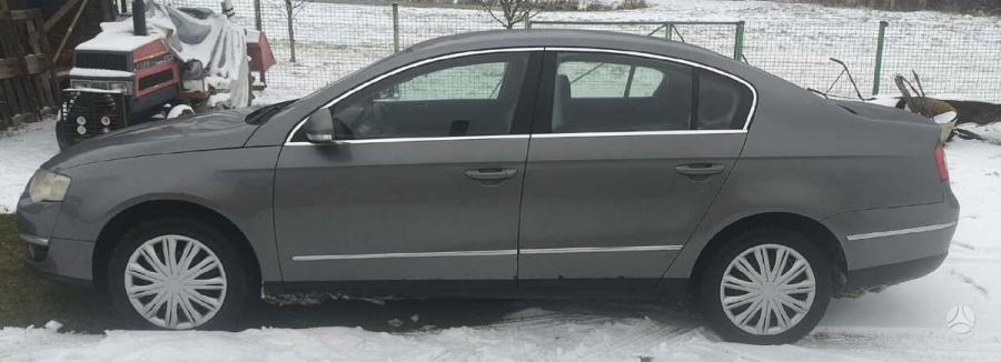 Grey Volkswagen Passat 2005 in Vilnius, with an engine capacity of 1.90 L and mileage of 362 thousand km for 1300 €, photo 8 on AUTOMOTO.COM.LV