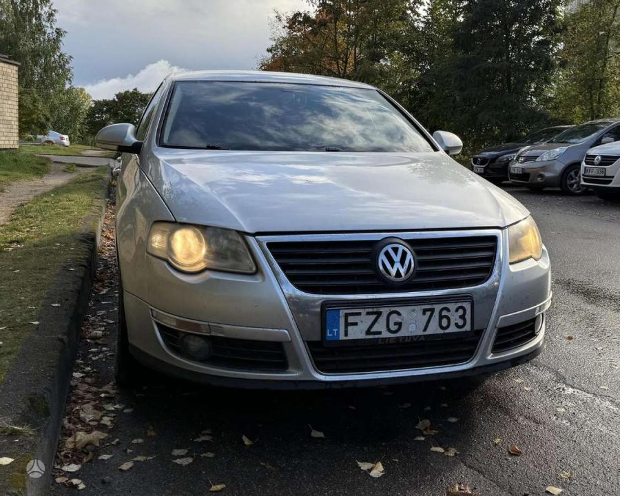 Pelēks Volkswagen Passat 2006 Viļņa, ar dzinēja tilpumu 1.97 L un nobraukumu 439 tūkst. km par 1400 €, foto 6 vietnē AUTOMOTO.COM.LV