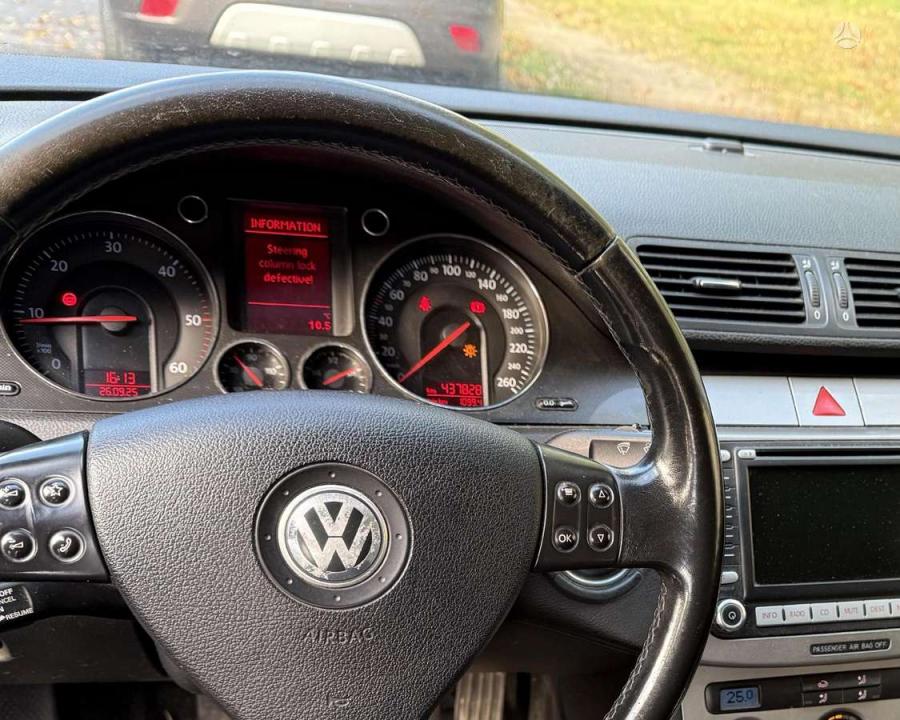 Pelēks Volkswagen Passat 2006 Viļņa, ar dzinēja tilpumu 1.97 L un nobraukumu 439 tūkst. km par 1400 €, foto 8 vietnē AUTOMOTO.COM.LV