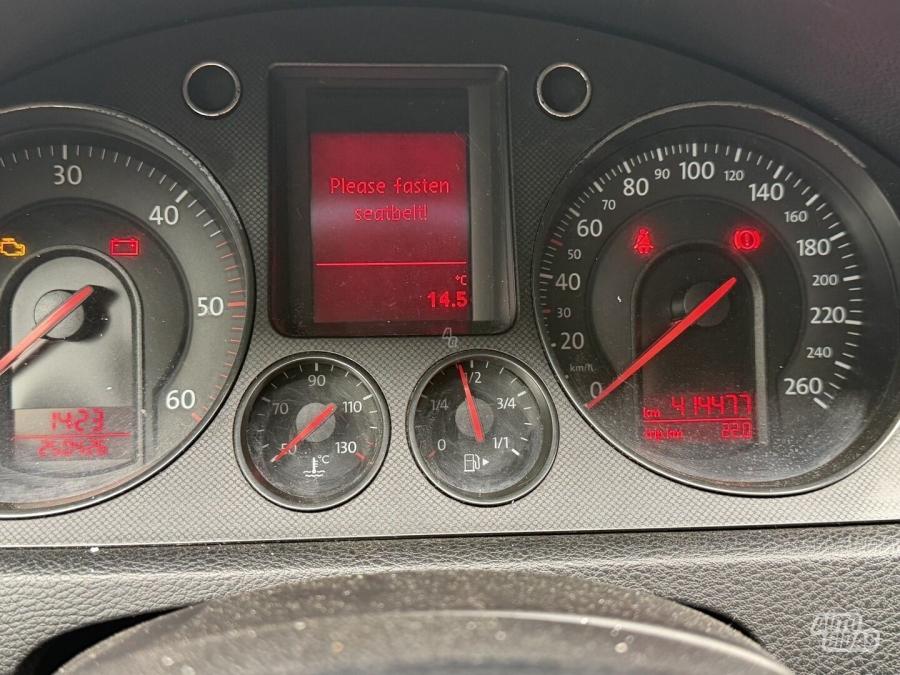 Grey Volkswagen Passat 2006 in Kaunas, with an engine capacity of 2.00 L and mileage of 414 thousand km for 1250 €, photo 5 on AUTOMOTO.COM.LV