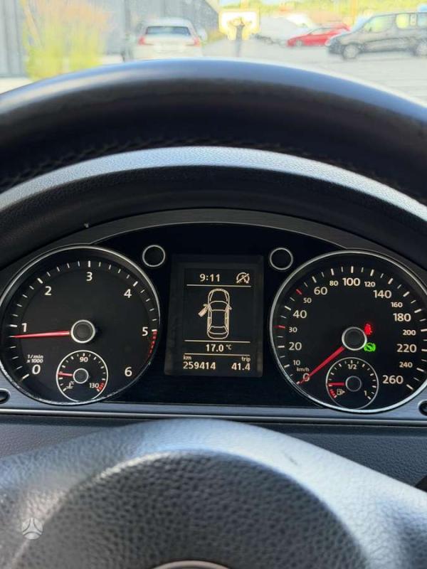 Grey Volkswagen Passat 2011 in Vilnius, with an engine capacity of 1.97 L and mileage of 260 thousand km for 3980 €, photo 10 on AUTOMOTO.COM.LV