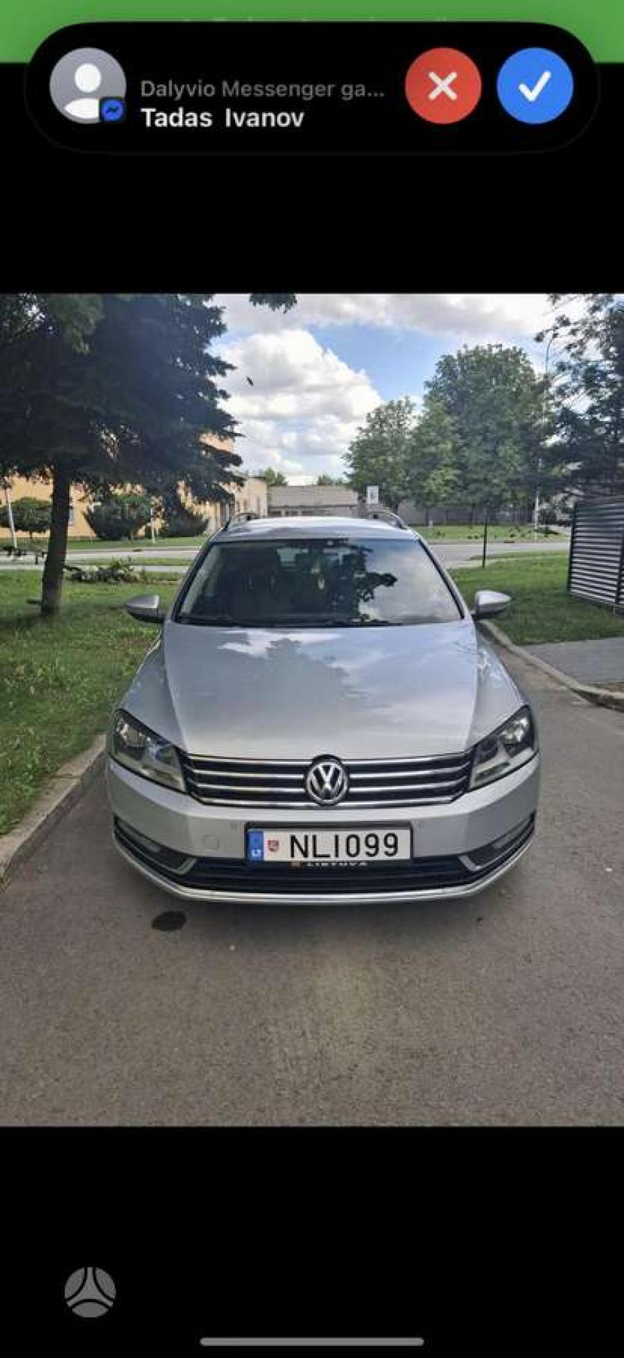 Pelēks Volkswagen Passat 2011 Panevēža, ar dzinēja tilpumu 1.97 L un nobraukumu 300 tūkst. km par 2950 €, foto 10 vietnē AUTOMOTO.COM.LV