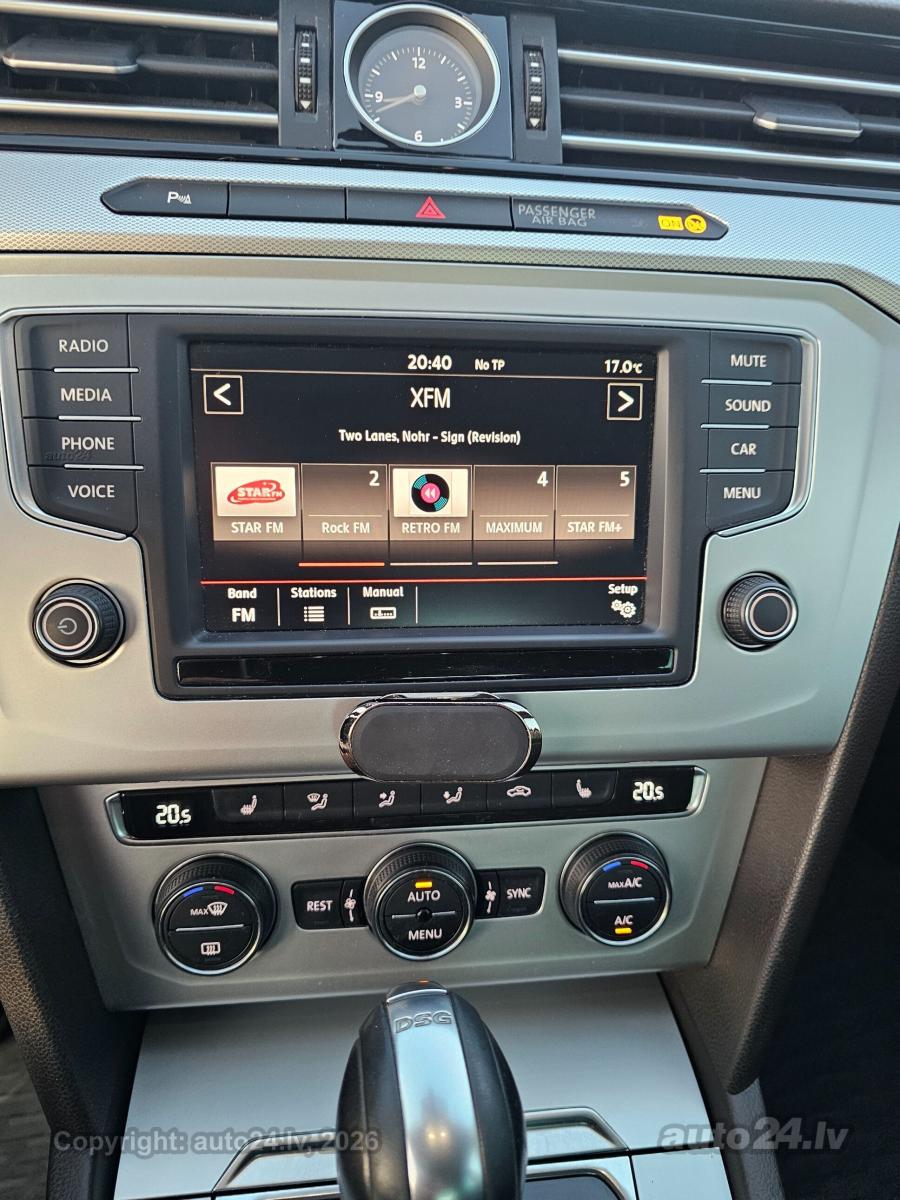 Grey Volkswagen Passat 2015 in Paide, with an engine capacity of 1.40 L and mileage of 128 thousand km for 10990 €, photo 14 on AUTOMOTO.COM.LV