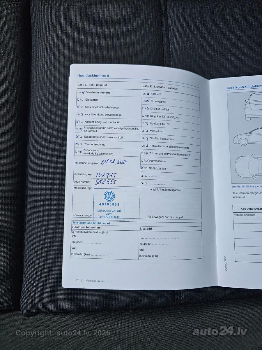 Grey Volkswagen Passat 2015 in Paide, with an engine capacity of 1.40 L and mileage of 128 thousand km for 10990 €, photo 24 on AUTOMOTO.COM.LV