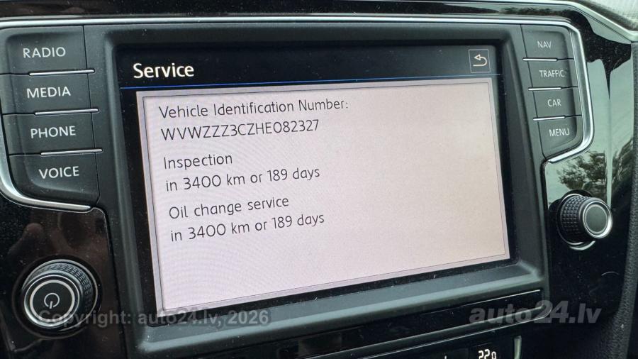 Pelēks Volkswagen Passat 2016 Tallina, ar dzinēja tilpumu 1.40 L un nobraukumu 167 tūkst. km par 14900 €, foto 7 vietnē AUTOMOTO.COM.LV