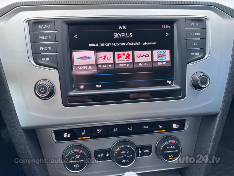 Grey Volkswagen Passat 2017 in Paide, with an engine capacity of 1.40 L and mileage of 252 thousand km for 7990 €, photo 17 on AUTOMOTO.COM.LV