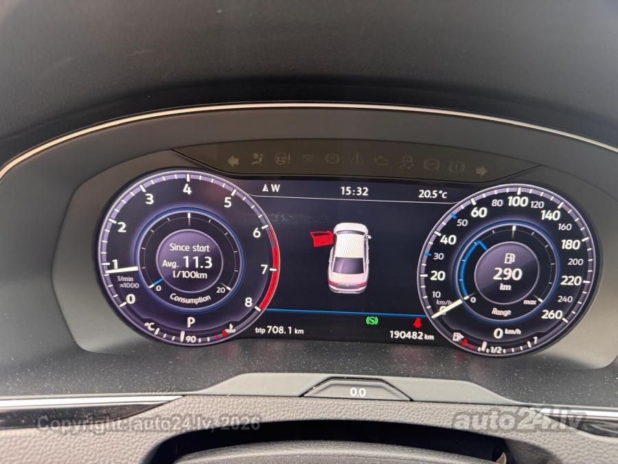 Grey Volkswagen Passat 2017 in Rakvere, with an engine capacity of 1.80 L and mileage of 190 thousand km for 16500 €, photo 9 on AUTOMOTO.COM.LV