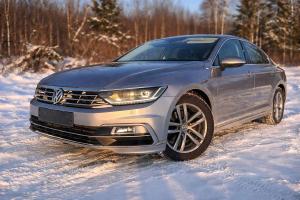 Grey Volkswagen Passat 2018 in Kaunas, with an engine capacity of 1.40 L and mileage of 188 thousand km for 8900 €, photo  on AUTOMOTO.COM.LV