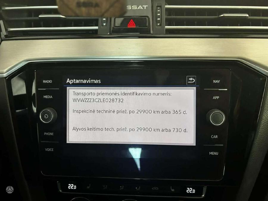 Серый Фольксваген Пассат 2019 в Лаздияй, объемом двигателя 1.98 л и пробегом 170 тыс. км за 17000 €, фото 11 на AUTOMOTO.COM.LV