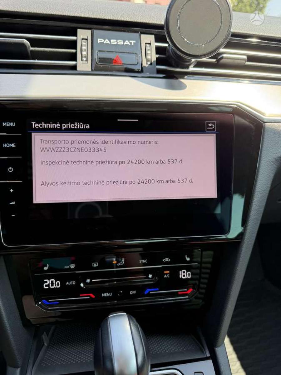 Pelēks Volkswagen Passat 2022 Mažeikiai, ar dzinēja tilpumu 1.50 L un nobraukumu 48 tūkst. km par 22400 €, foto 29 vietnē AUTOMOTO.COM.LV