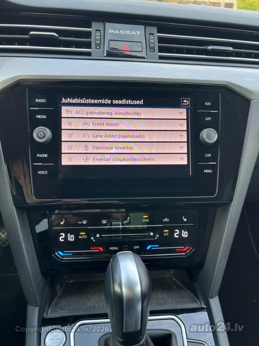 Pelēks Volkswagen Passat 2022 Tallina, ar dzinēja tilpumu 1.50 L un nobraukumu 121 tūkst. km par 18500 €, foto 22 vietnē AUTOMOTO.COM.LV