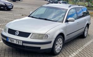 Grey Volkswagen Passat 1997 in Siauliai, with an engine capacity of 1.90 L and mileage of 335 thousand km for 1050 €, photo  on AUTOMOTO.COM.LV