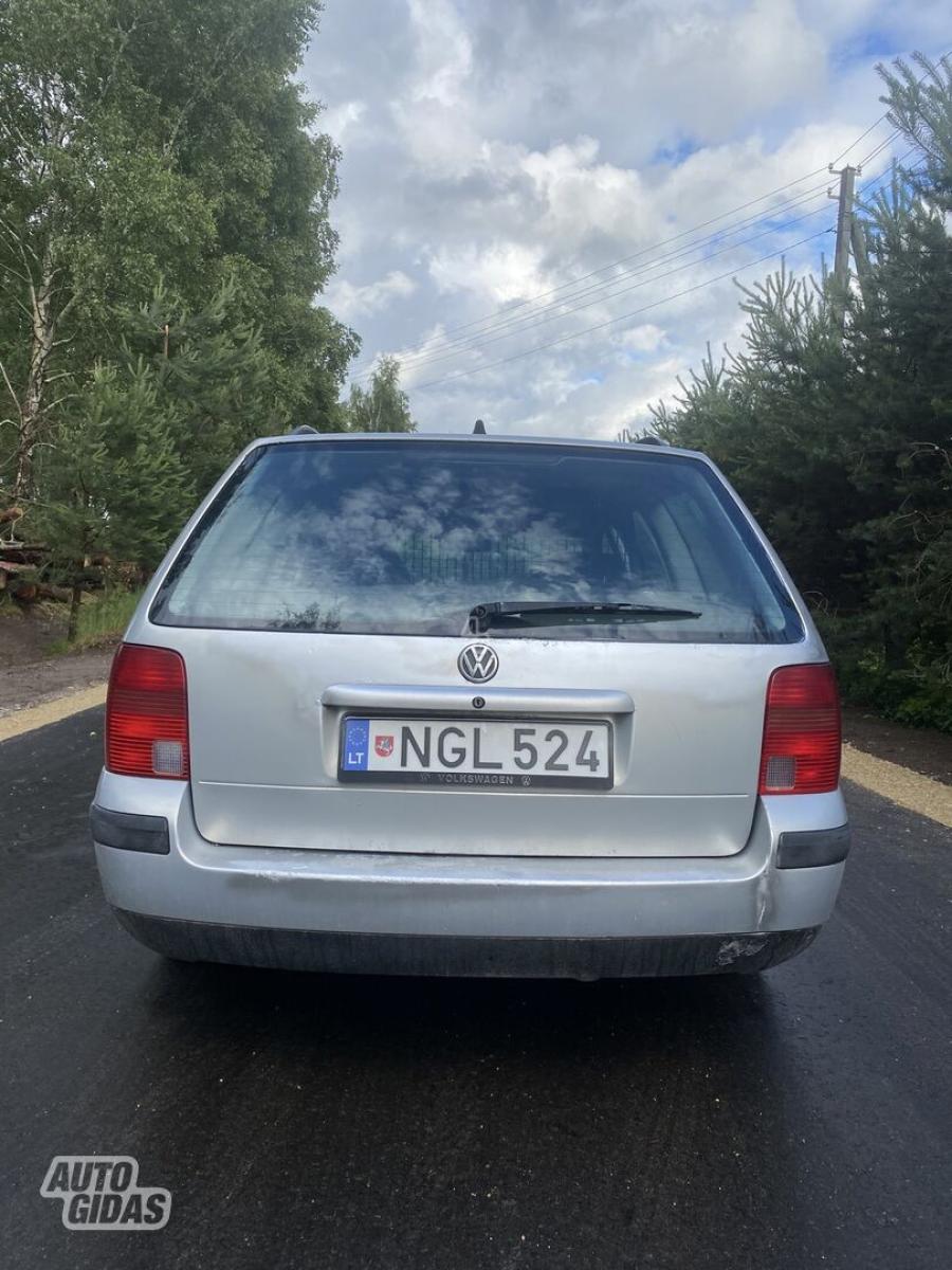 Grey Volkswagen Passat 1999 in Vilnius, with an engine capacity of 1.90 L and mileage of 463 thousand km for 900 €, photo 6 on AUTOMOTO.COM.LV