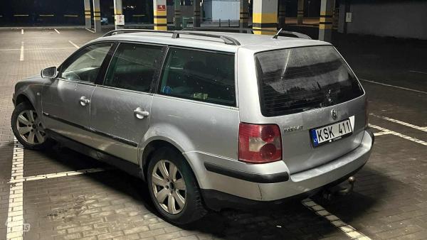 Pelēks Volkswagen Passat 2001 Utena, ar dzinēja tilpumu 1.60 L un nobraukumu 307 tūkst. km par 1100 €, foto 5 vietnē AUTOMOTO.COM.LV