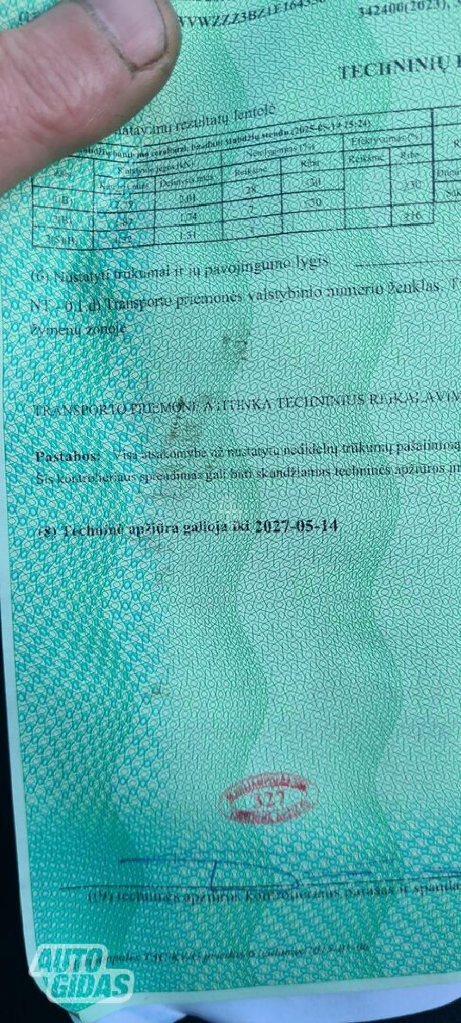 Серый Фольксваген Пассат 2001 в Вилкавишкис, объемом двигателя 1.90 л и пробегом 377 тыс. км за 750 €, фото 8 на AUTOMOTO.COM.LV