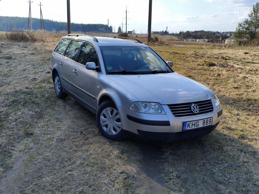 Pelēks Volkswagen Passat 2001 Viļņa, ar dzinēja tilpumu 1.60 L un nobraukumu 318 tūkst. km par 750 €, foto 1 vietnē AUTOMOTO.COM.LV