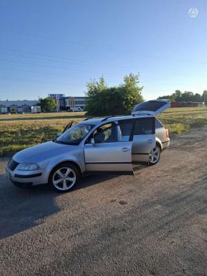 Grey Volkswagen Passat 2001 in Vilnius, with an engine capacity of 1.90 L and mileage of 331 thousand km for 1360 €, photo  on AUTOMOTO.COM.LV