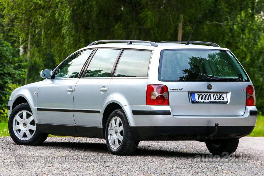 Grey Volkswagen Passat 2001 in Viljandi, with an engine capacity of 1.90 L and mileage of 212 thousand km for 3690 €, photo 3 on AUTOMOTO.COM.LV
