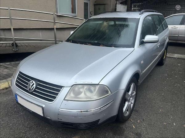 Grey Volkswagen Passat 2002 in Vilnius, with an engine capacity of 1.90 L and mileage of 399 thousand km for 999 €, photo 1 on AUTOMOTO.COM.LV
