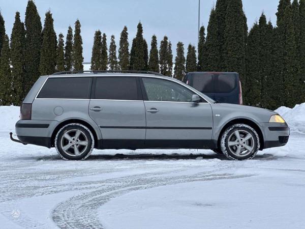 Grey Volkswagen Passat 2002 in Vilnius, with an engine capacity of 1.90 L and mileage of 345 thousand km for 1350 €, photo 7 on AUTOMOTO.COM.LV