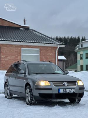 Grey Volkswagen Passat 2002 in Vilnius, with an engine capacity of 1.90 L and mileage of 345 thousand km for 1350 €, photo  on AUTOMOTO.COM.LV