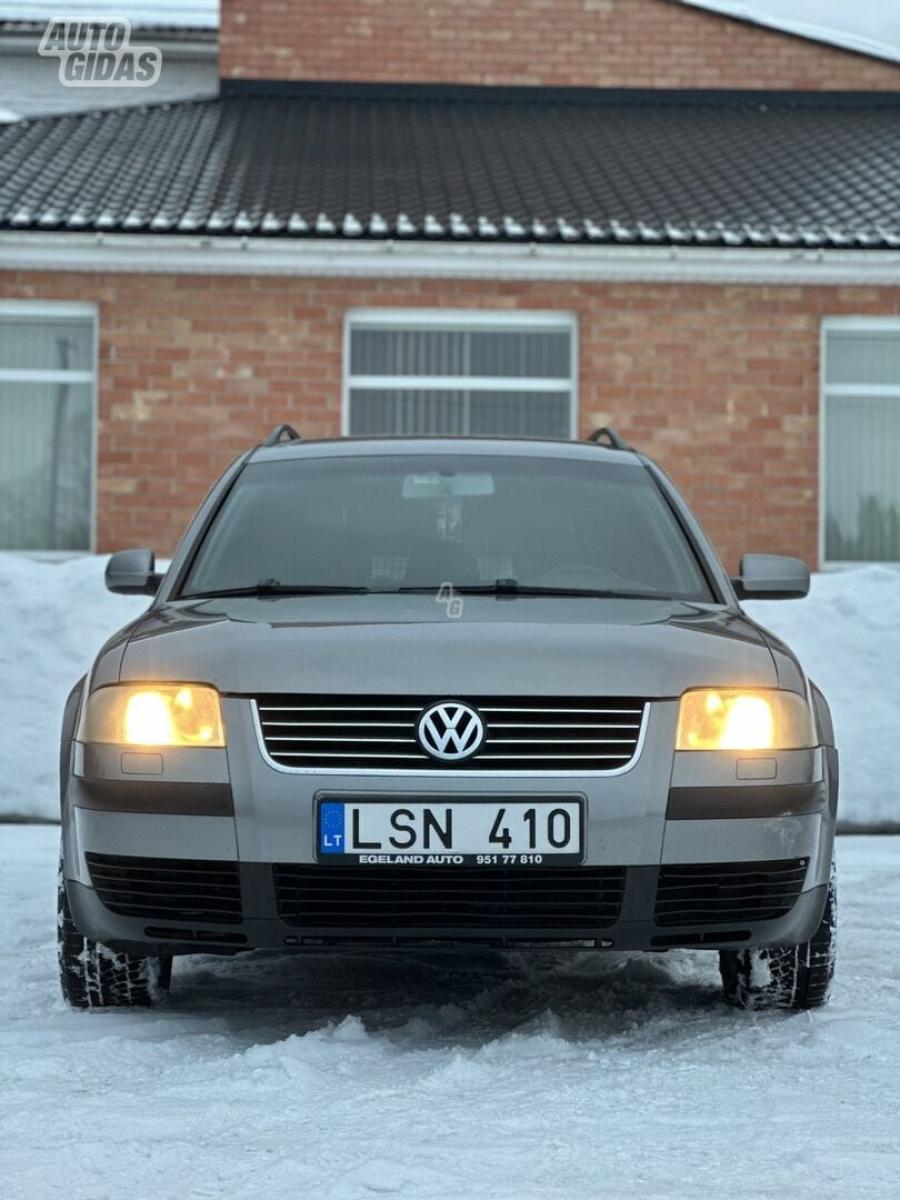 Pelēks Volkswagen Passat 2002 Viļņa, ar dzinēja tilpumu 1.90 L un nobraukumu 345 tūkst. km par 1350 €, foto 2 vietnē AUTOMOTO.COM.LV