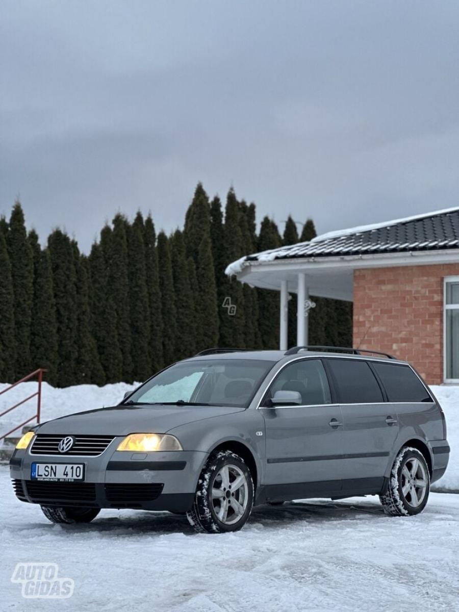 Pelēks Volkswagen Passat 2002 Viļņa, ar dzinēja tilpumu 1.90 L un nobraukumu 345 tūkst. km par 1350 €, foto 3 vietnē AUTOMOTO.COM.LV