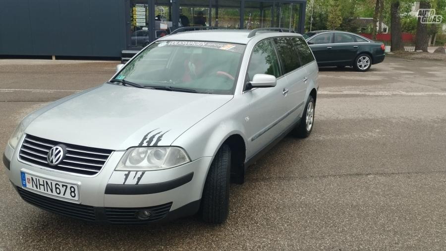 Pelēks Volkswagen Passat 2002 Marijampole, ar dzinēja tilpumu 1.90 L un nobraukumu 285 tūkst. km par 1600 €, foto 4 vietnē AUTOMOTO.COM.LV
