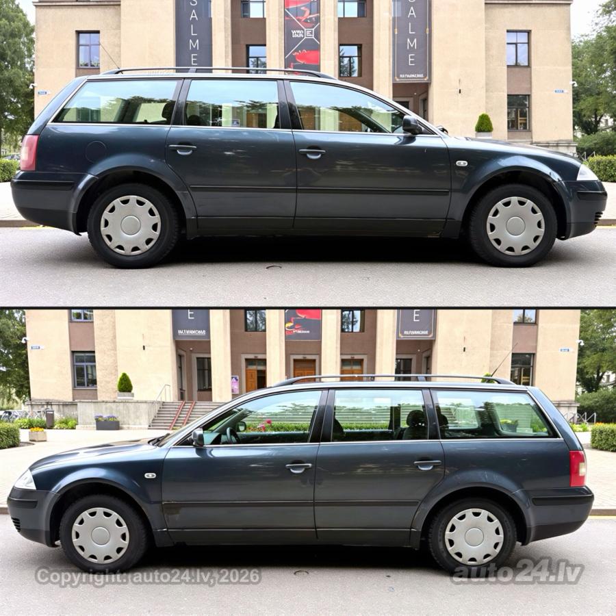 Grey Volkswagen Passat 2002 in Tallinn, with an engine capacity of 1.90 L and mileage of 400 thousand km for 1499 €, photo 6 on AUTOMOTO.COM.LV
